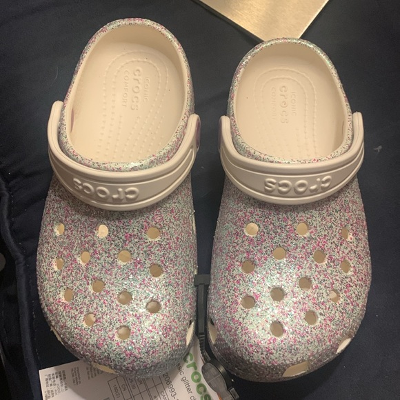 CROCS | Shoes | Crocs Classic Glitter Clog | Poshmark